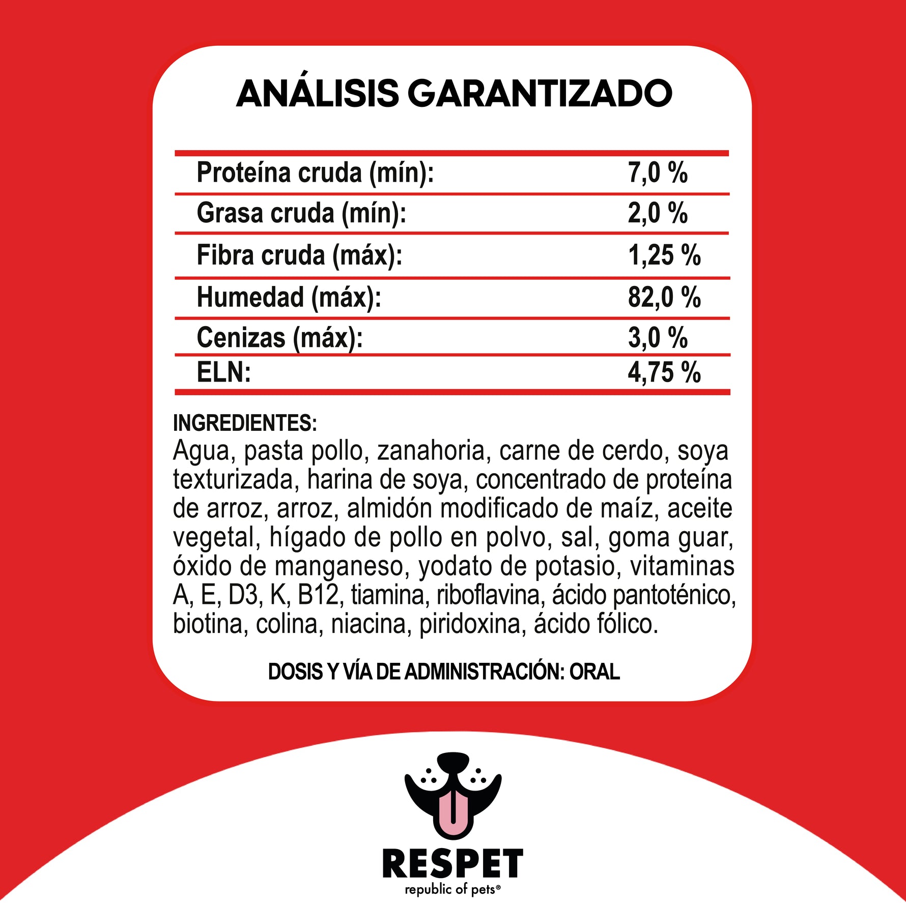 Alimento para perros Adulto Carne y Vegetales | RESPET – Republic of ...